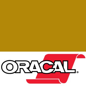 24" Matte Gold Metallic Oracal 651 Permanent Vinyl By The Foot